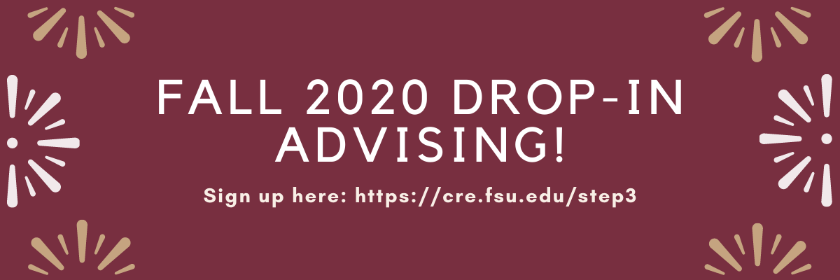 Fall 2020 CRE Drop-In Advising | University Announcements